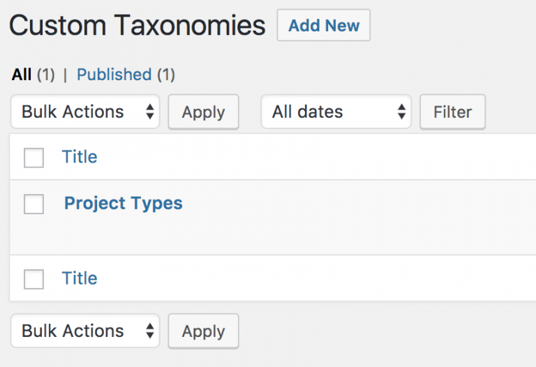 How to register Custom Taxonomy in WordPress – Custom Page Templates